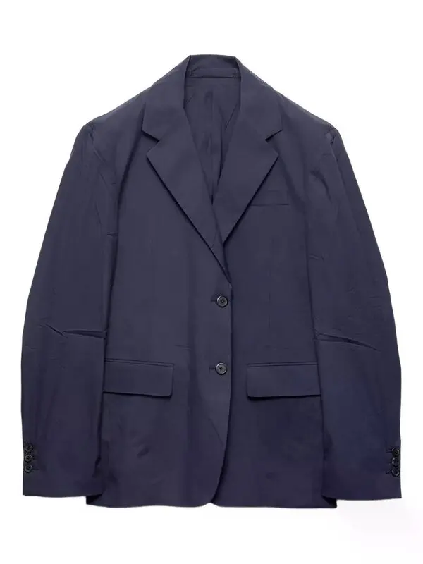 Prada Poplin Blazer - Blue