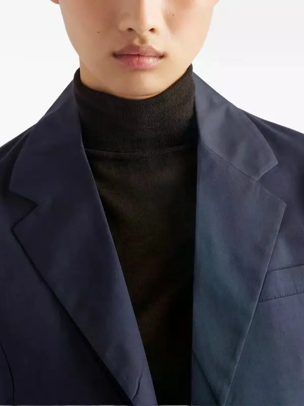 Prada Poplin Blazer - Blue