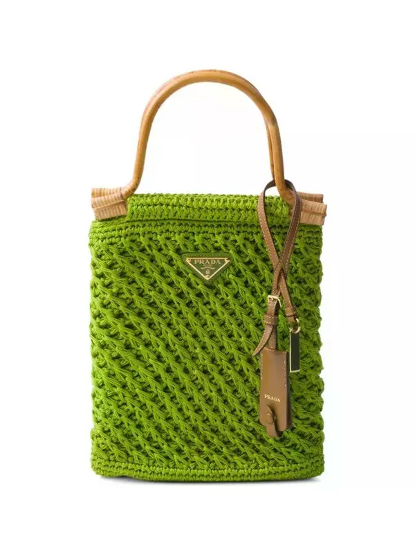 Prada Mini Crochet Tote