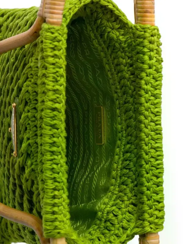Prada Mini Crochet Tote