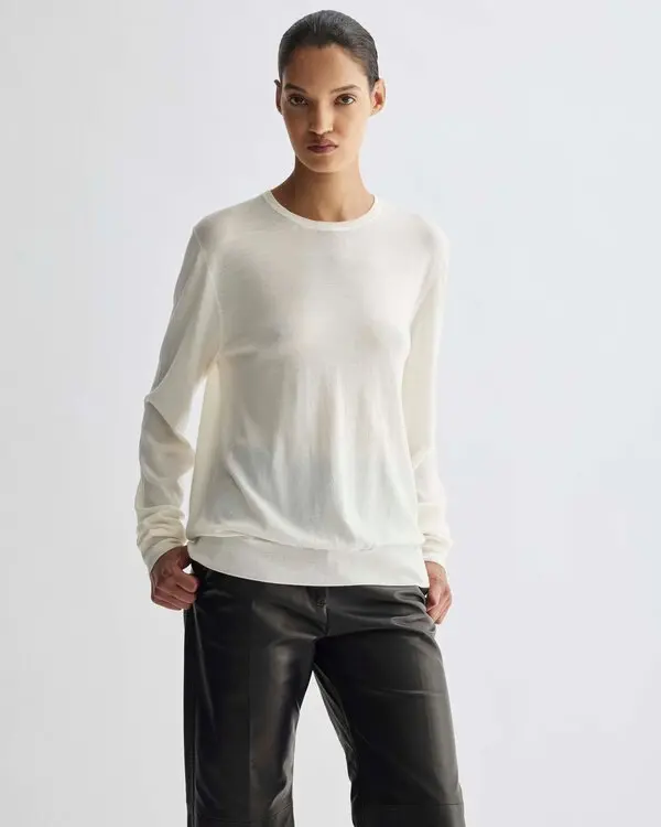 Veronica De Piante Lucy Merino Wool Sweater - Cream