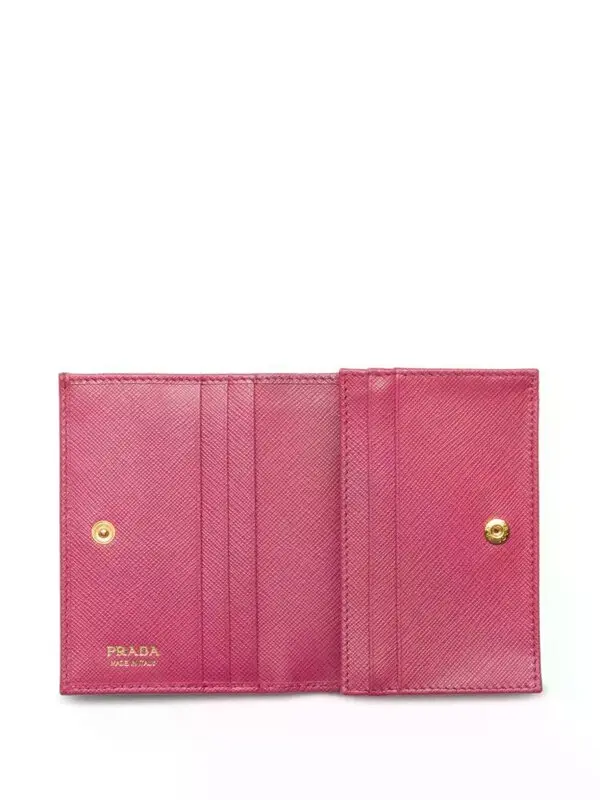 Prada Small Saffiano Wallet - Pink