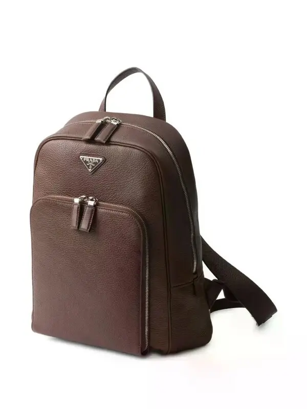 Prada Structured Leather Backpack