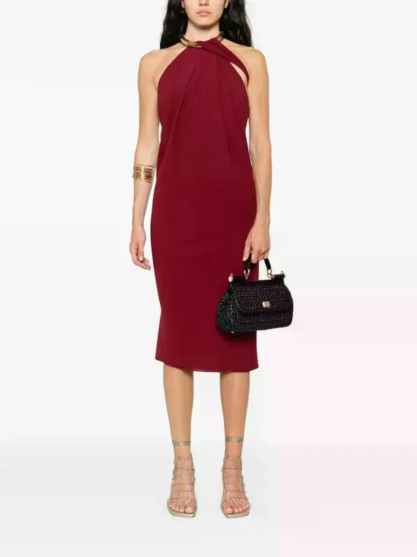 Gucci Silk Crepe Midi Dress