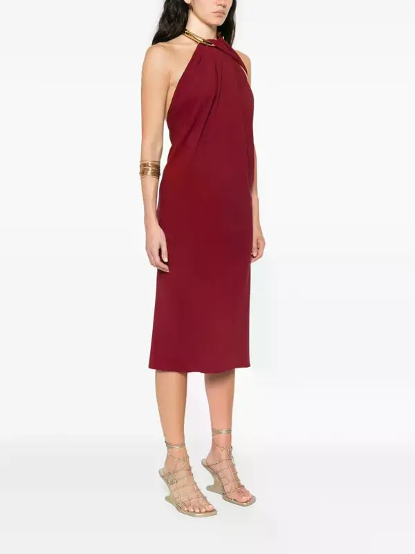 Gucci Silk Crepe Midi Dress