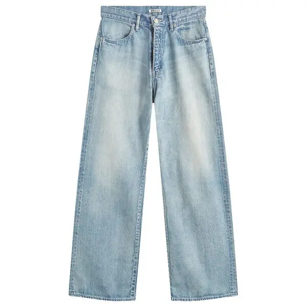 Auralee Selvedge Faded Denim Pants