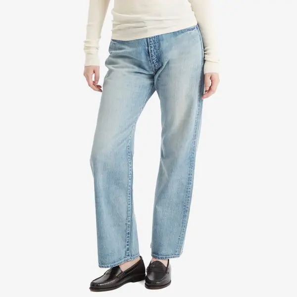 Auralee Selvedge Faded Denim Pants