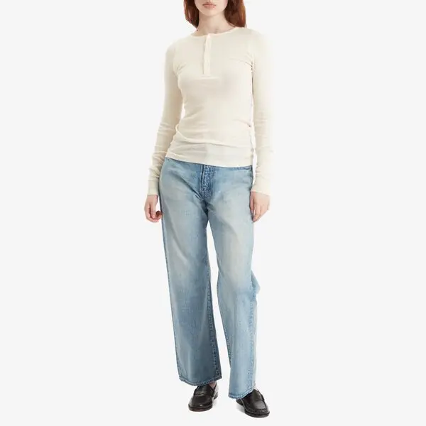 Auralee Selvedge Faded Denim Pants