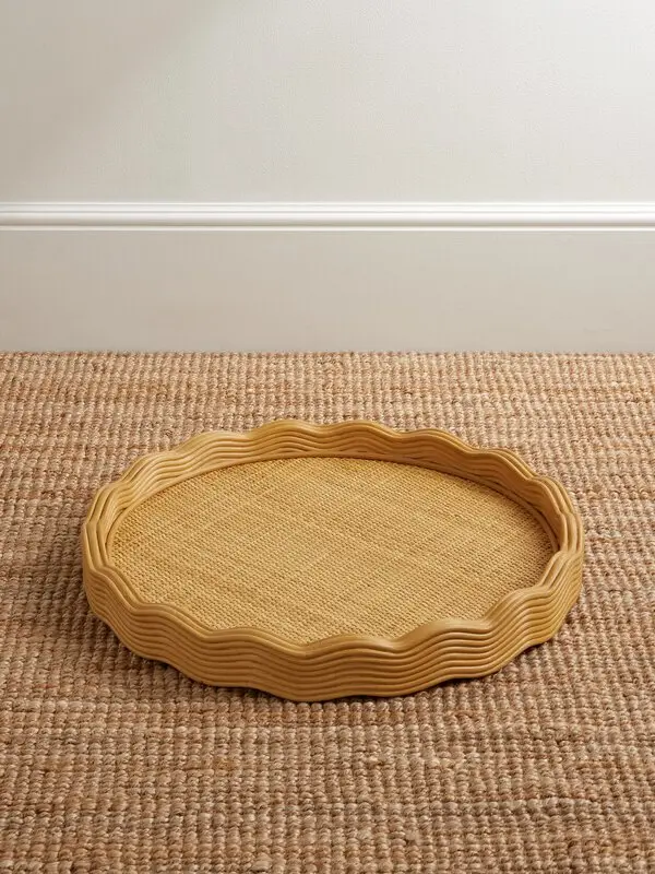 SOHO HOME Pangbourne Rattan Tray - Neutrals