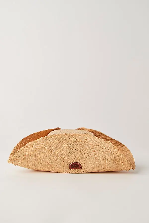 PARDOHATS Tricorn Raffia Sun Hat
