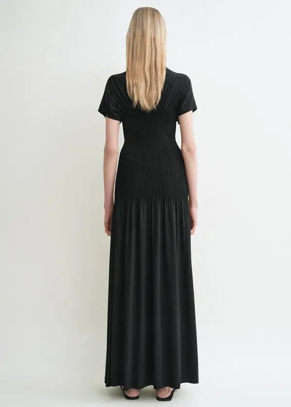 TOTEME Knife-pleated Maxi Dress