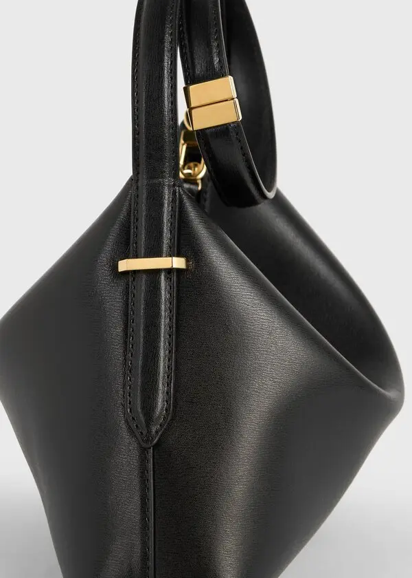 TOTEME Bevel Leather Wristlet