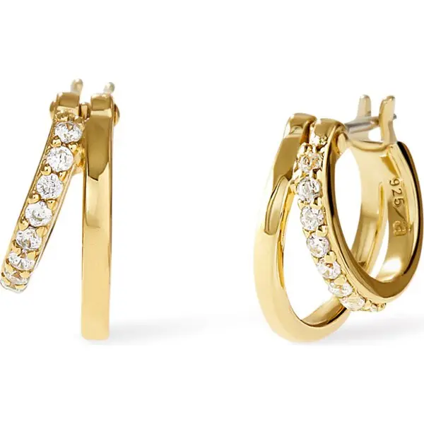 ANA LUISA Double Hoop Earrings - Gold