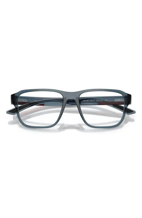 Prada 54mm Irregular Optical Glasses - Azure