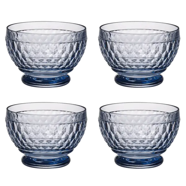 VILLEROY & BOCH Boston Coloured Set Of 4 Individual Bowl - Blue