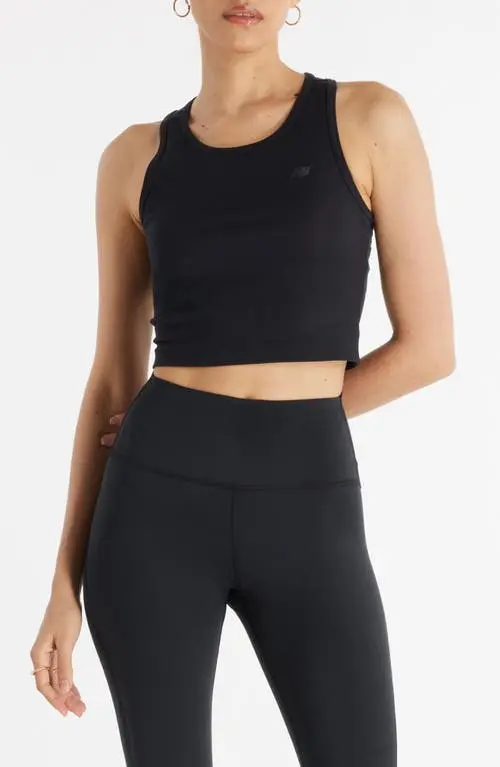 NEW BALANCE Performance Rib Crop Tank
