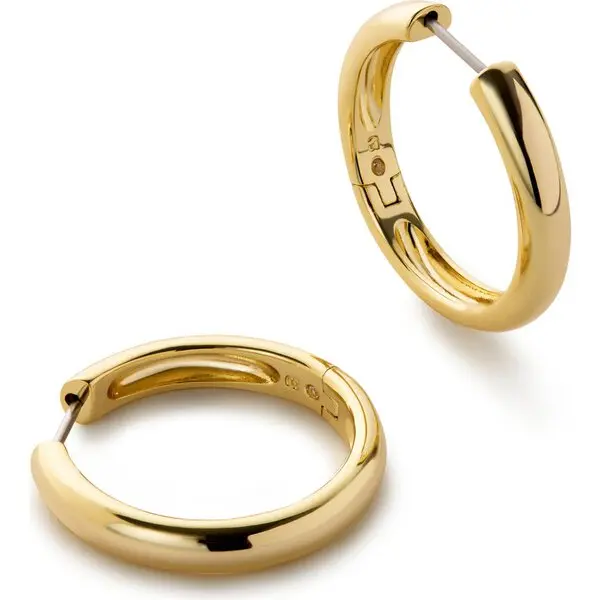 ANA LUISA Giulia Large Hoop Earrings - Gold