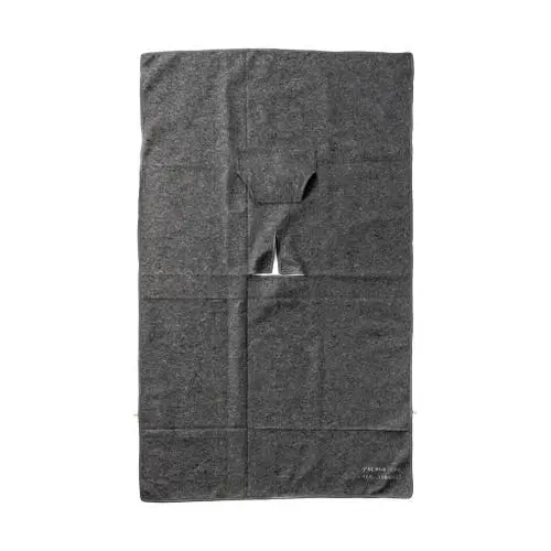 PUEBCO Felted Blanket Poncho - Grey