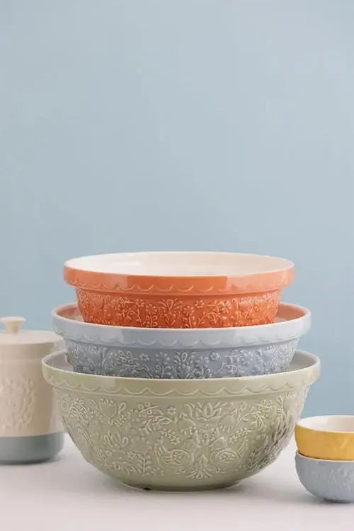 MASON CASH Home To Roost Mixing Bowl - Orange