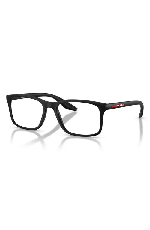 Prada 52mm Pillow Optical Glasses - Matte Black