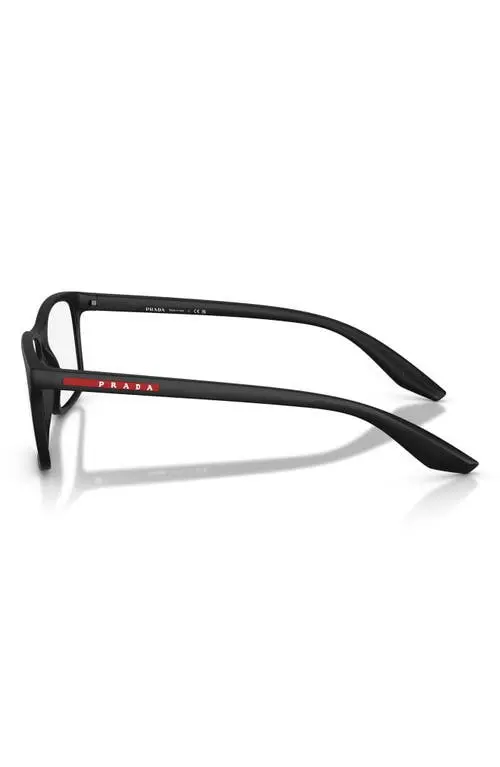 Prada 52mm Pillow Optical Glasses - Matte Black