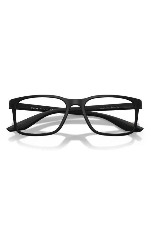 Prada 52mm Pillow Optical Glasses - Matte Black