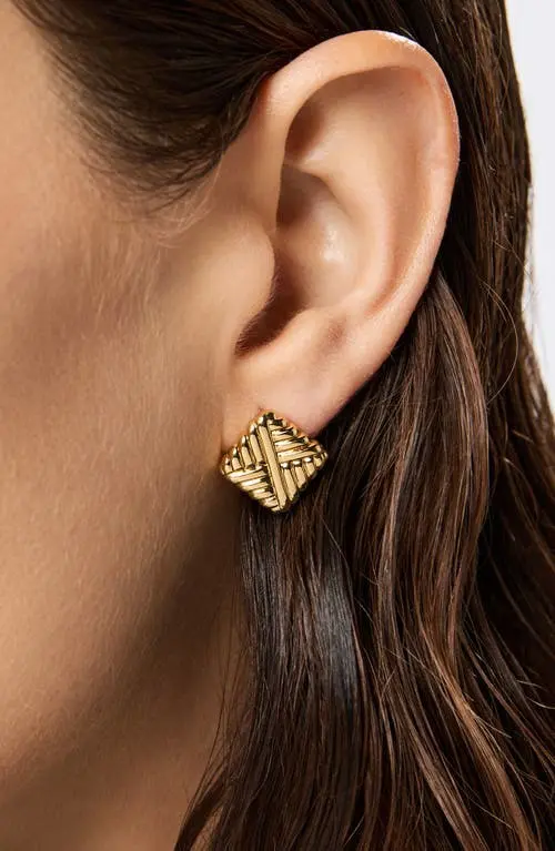 ANA LUISA Maple Stud Earrings