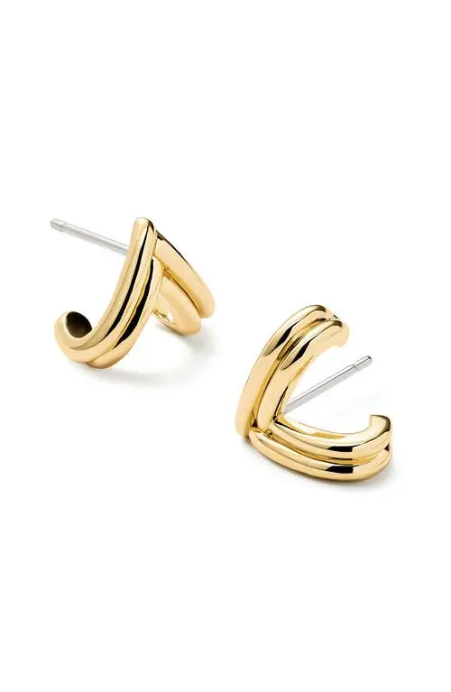ANA LUISA Karessa Plated Textured Stud Earrings