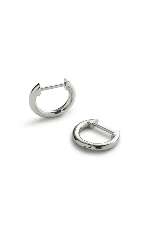 ANA LUISA Sterling Mini Huggie Earrings - Silver