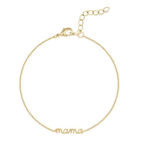 ELECTRIC PICKS 1st Love "mama" Bracelet - Yellow Gold