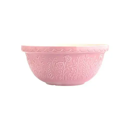MASON CASH In The Meadow Rose Mixing Bowl, 4.25 Quart - Pink