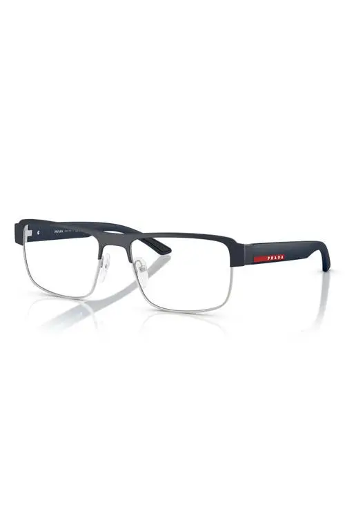 Prada 56mm Rectangular Optical Glasses