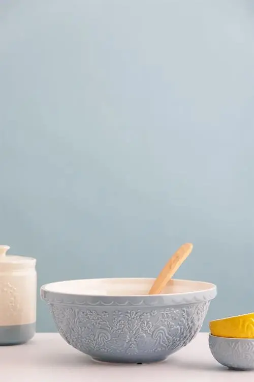 MASON CASH Home To Roost Mixing Bowl - Blue