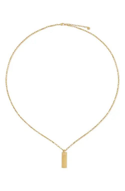 IVI LOS ANGELES Matchbox Vile Necklace - Brass