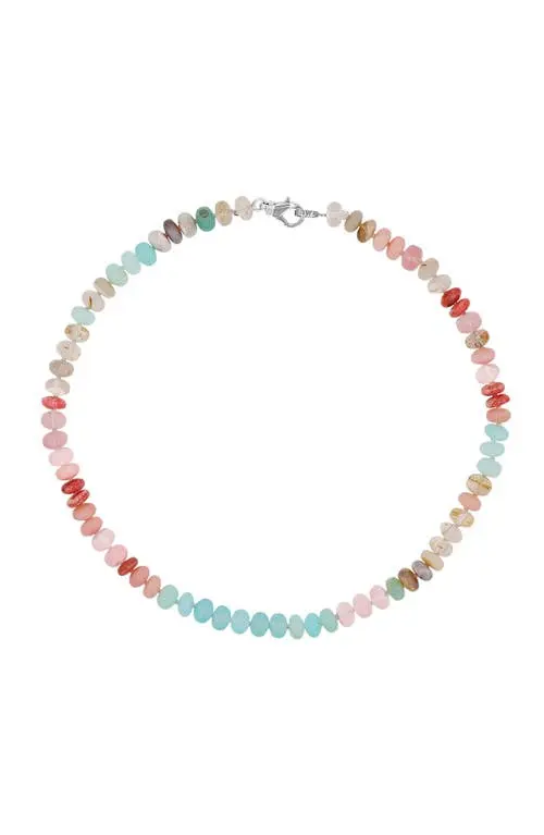 Sheryl Lowe Multi-opal Knotted Necklace