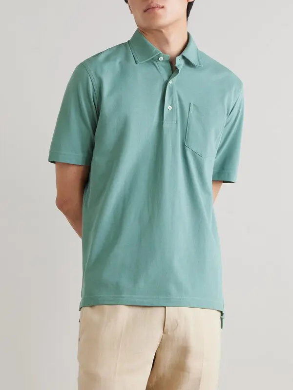 Sid Mashburn Pima Cotton-piqué Polo Shirt