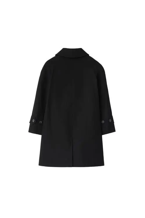Burberry Cotton Twill Car Coat - Black
