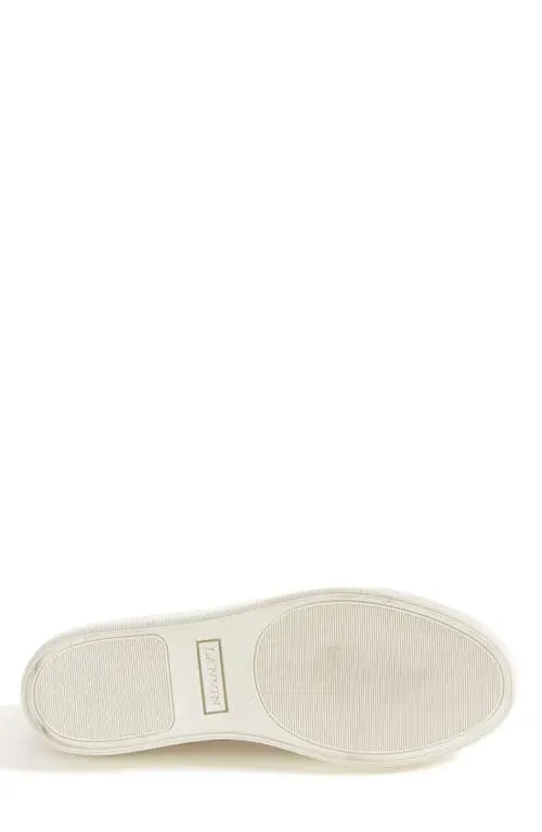 LANVIN Dbb1 Suede And Patent Leather Sneakers - Black