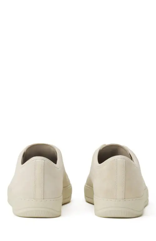 LANVIN Dbb1 Suede And Patent Leather Sneakers - Light Beige