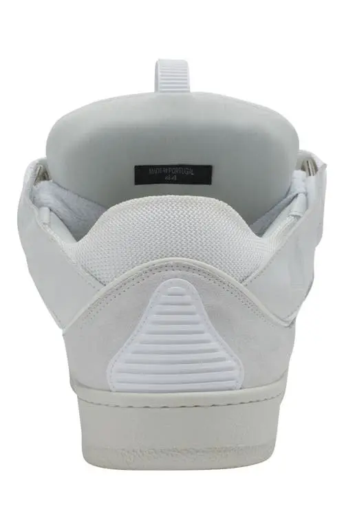LANVIN Curb Leather Sneakers - White
