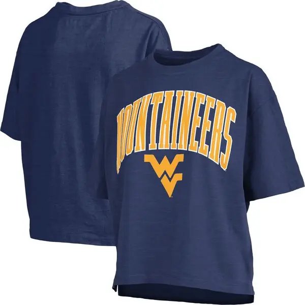 PRESSBOX West Virginia Mountaineers Slub T-shirt - Navy