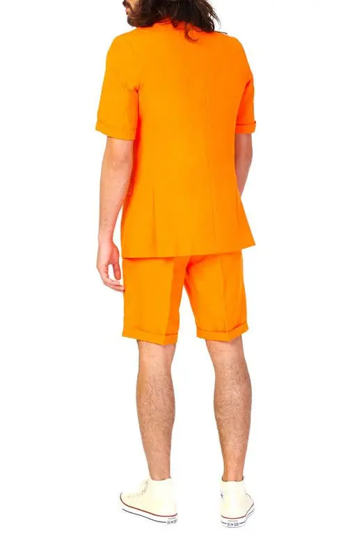 Opposuits Trim Fit Two-piece Short Suit With Tie