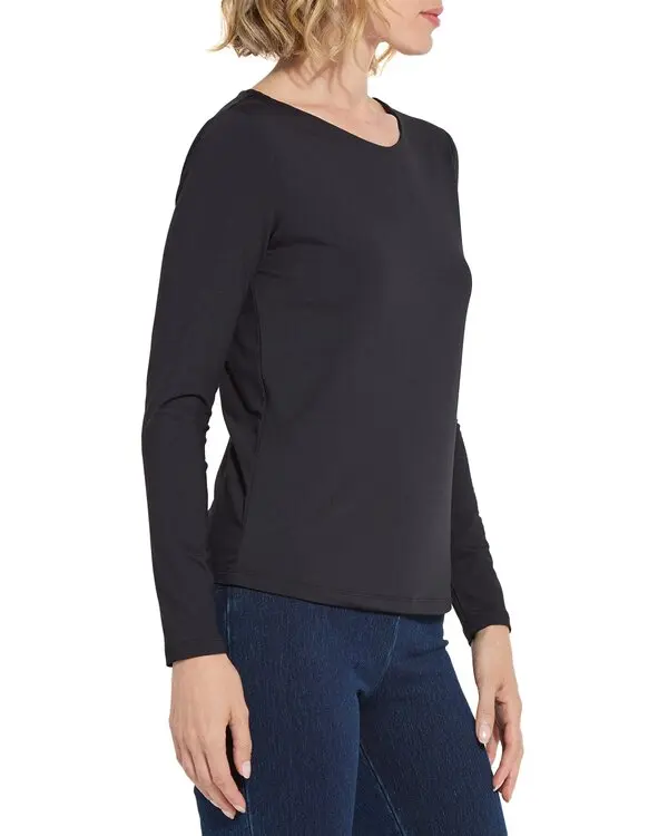 Lyssé Lyssential Long Sleeve Tee - Black