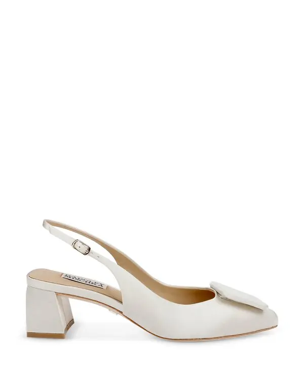 Badgley Mischka Gracen Pumps - Ivory Satin