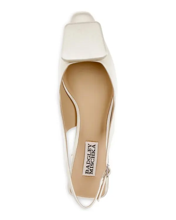Badgley Mischka Gracen Pumps - Ivory Satin