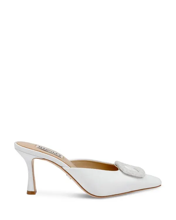 Badgley Mischka Graylynn Pumps - White Crepe