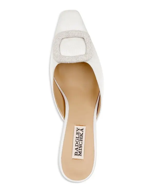 Badgley Mischka Graylynn Pumps - White Crepe