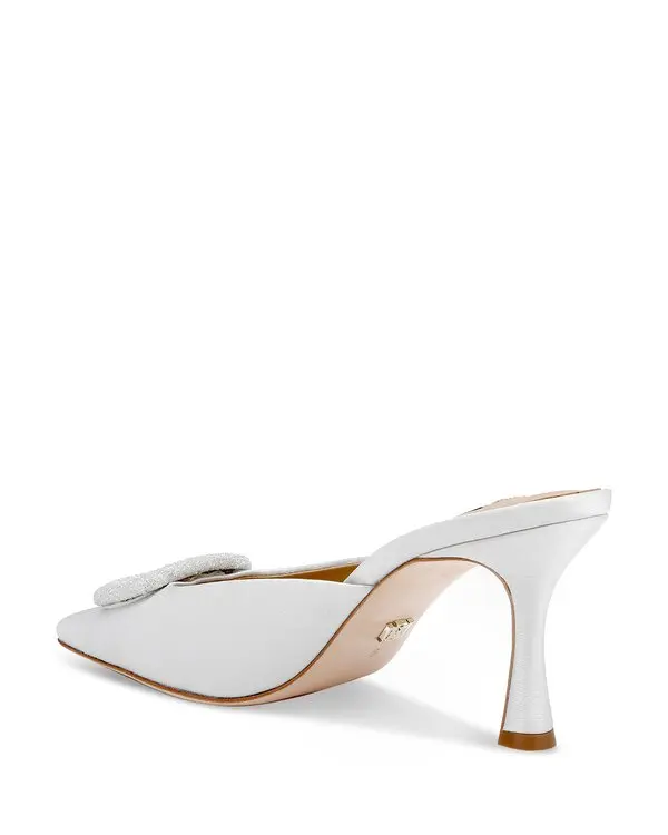 Badgley Mischka Graylynn Pumps - White Crepe