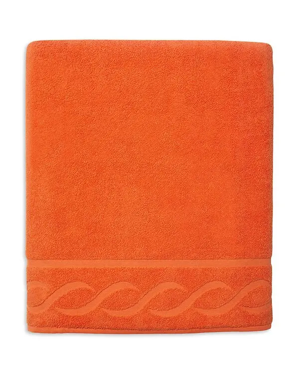 PRATESI Treccia Beach Towel - Orange