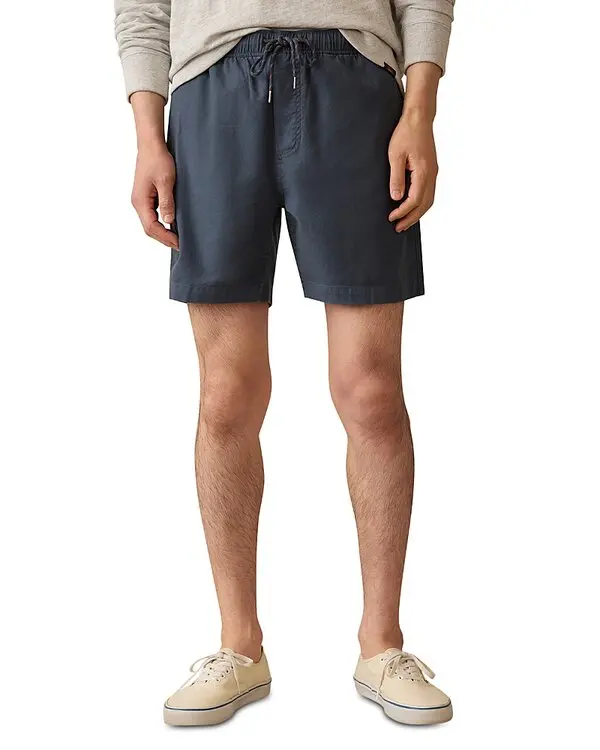 Faherty Brand Essential Drawstring 6.5" Shorts - Blue Night